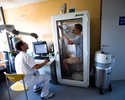 Plethysmography, whole body